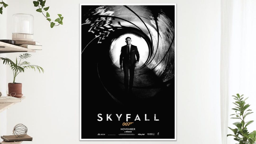Skyfall James Bond Movie Art Film Poster Print Wall Art Gift A4 A3 - Etsy