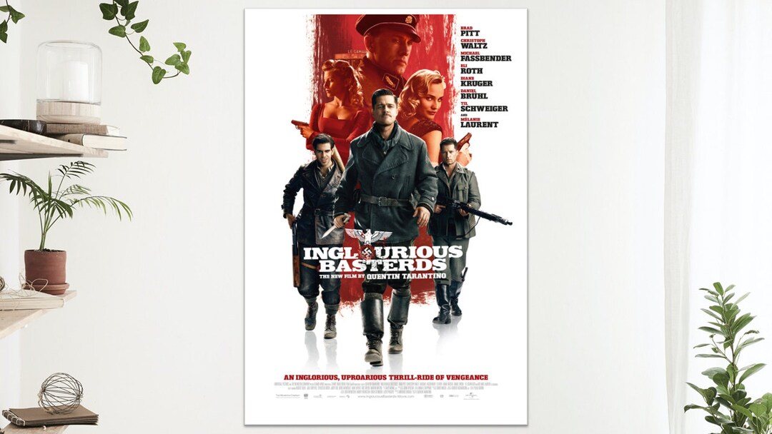 Inglorious Basterds Movie Film Poster Print Wall Art Gift A4 A3 - Etsy UK
