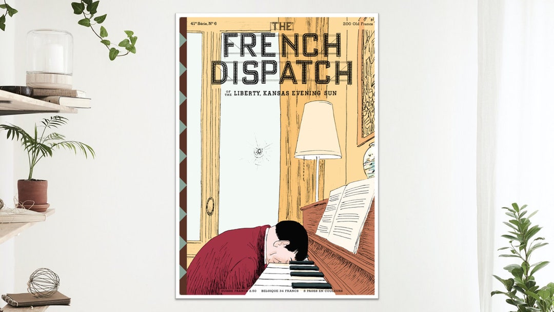 The French Dispatch Magazine Covers No6 Wes Anderson Movie Film Poster ...