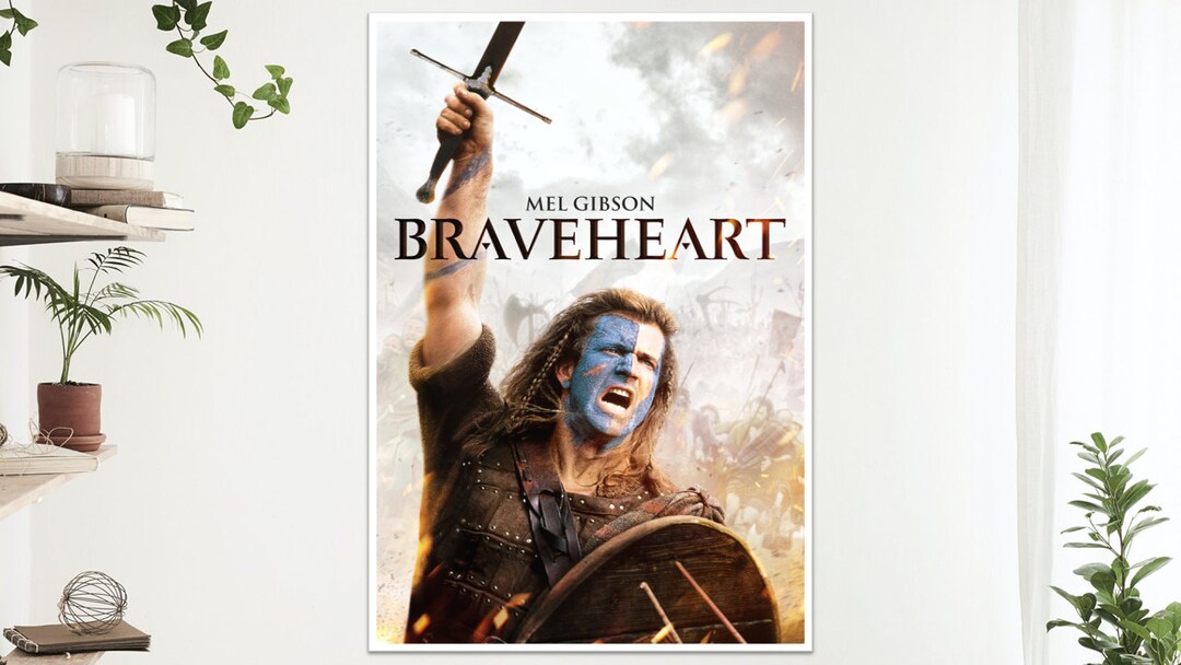 Braveheart Movie Art Film Poster Print Wall Art Gift A4 A3 - Etsy