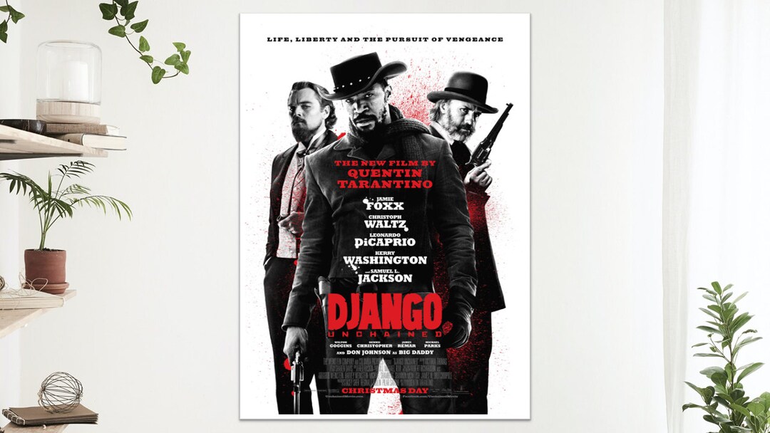 Django Unchained Movie Film Poster Print Wall Art Gift A4 A3 - Etsy