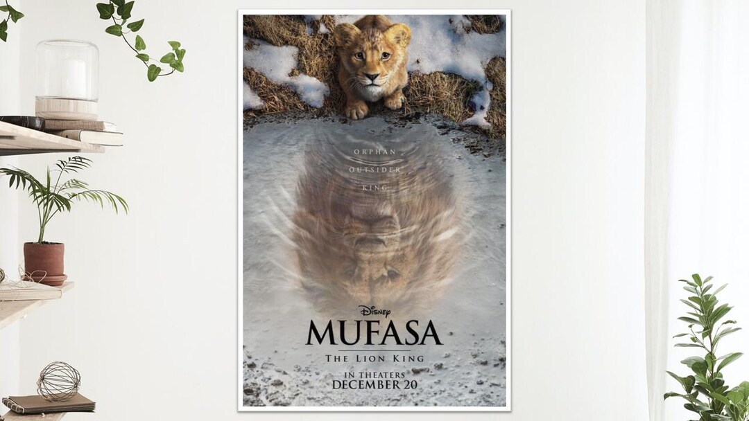 Mufasa the Lion King Movie Film Poster Print Wall Art Gift A4 A3 - Etsy UK