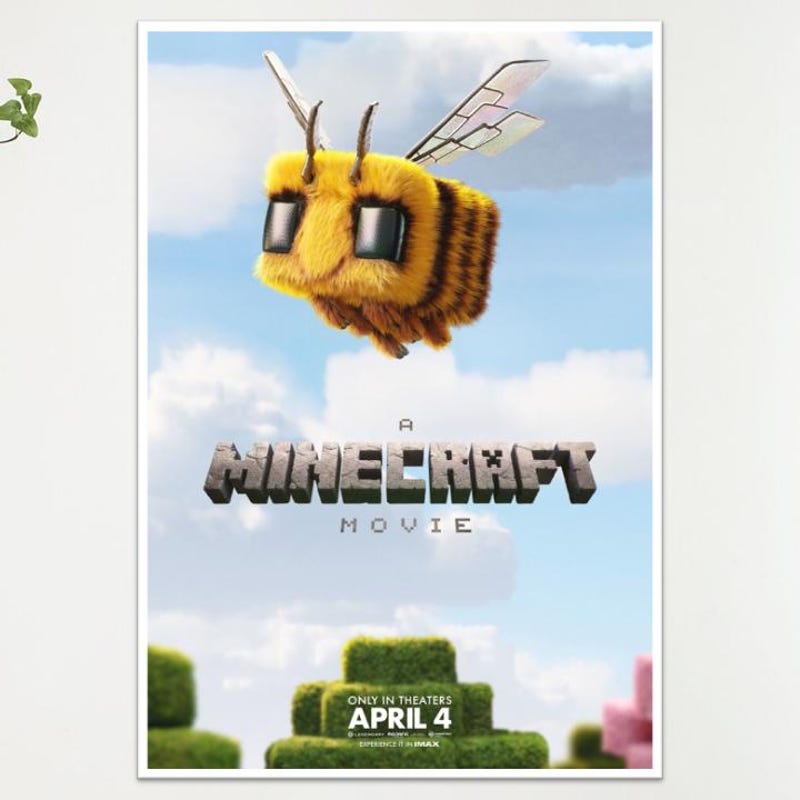 Mincraft Poster - Etsy UK