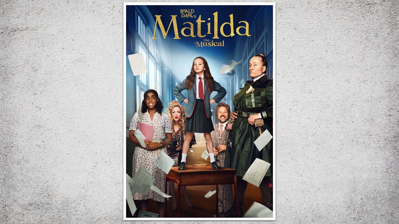 Matilda The Musical Movie Film Premium Matte Vertical Poster sold by ...