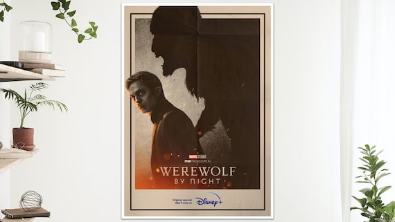 Werewolf by Night Movie Film Poster Print Wall Art Gift A4 A3 - Etsy