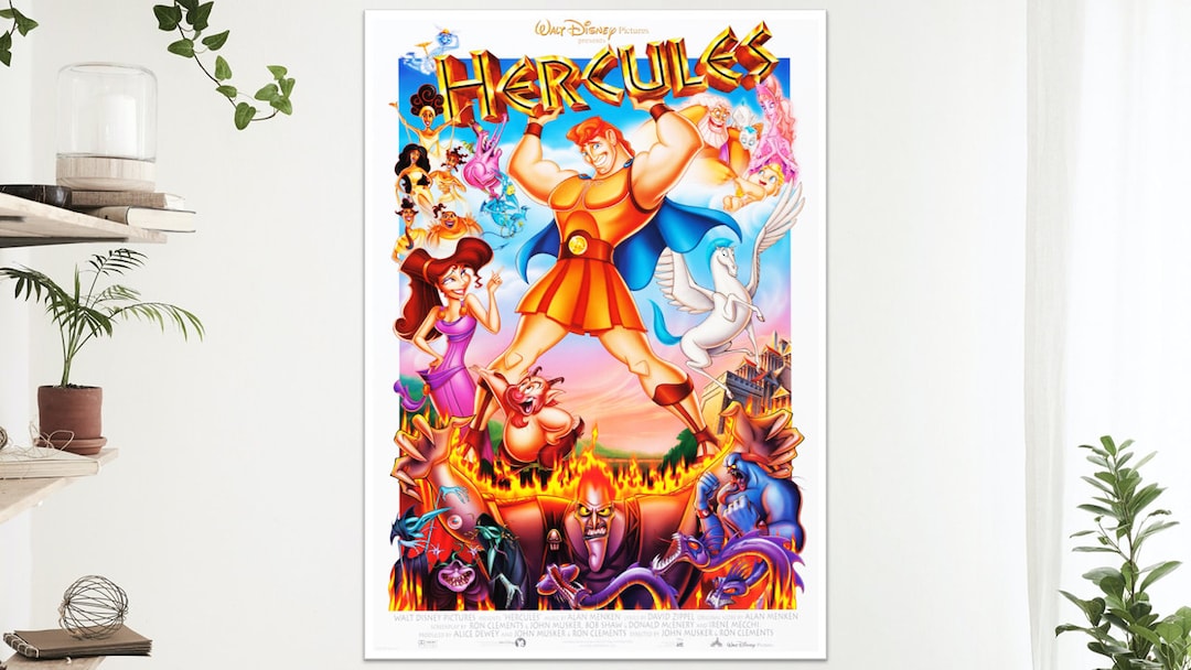Hercules Classic Movie Film Poster Print Wall Art Gift A4 A3 - Etsy UK