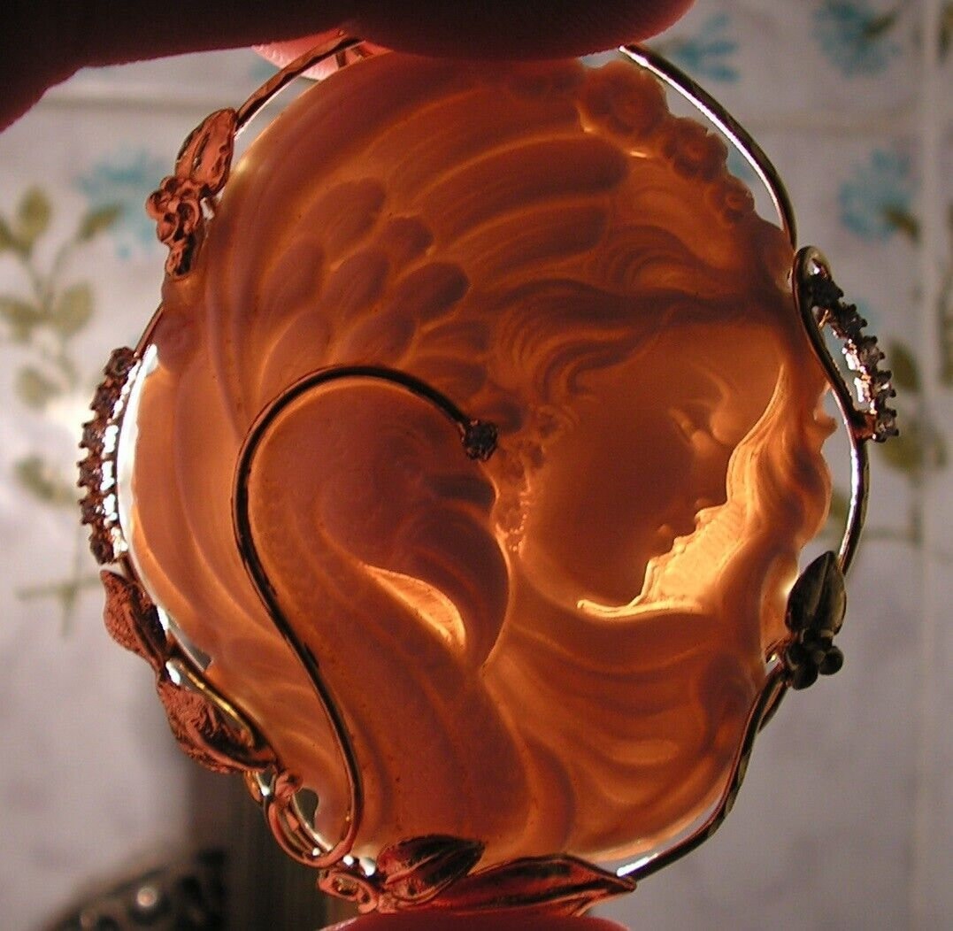Carved Shell Cameo Museum Quality Hand-engraved Genuine - Etsy