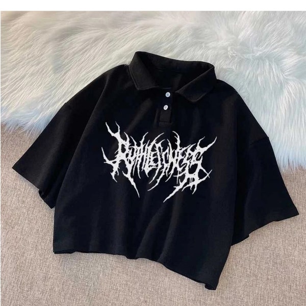 Emo Crop Shirt - Etsy