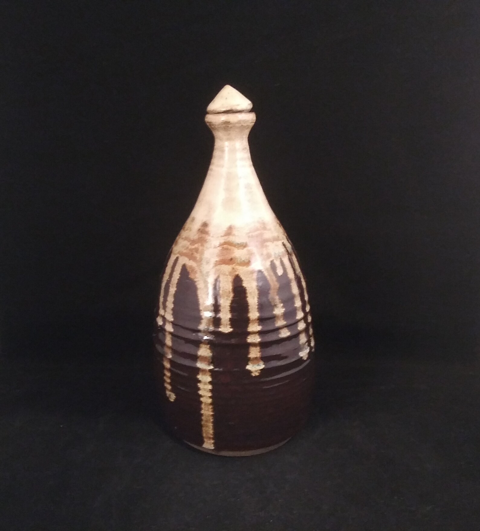 Burgundy and Cream Bottle - Etsy