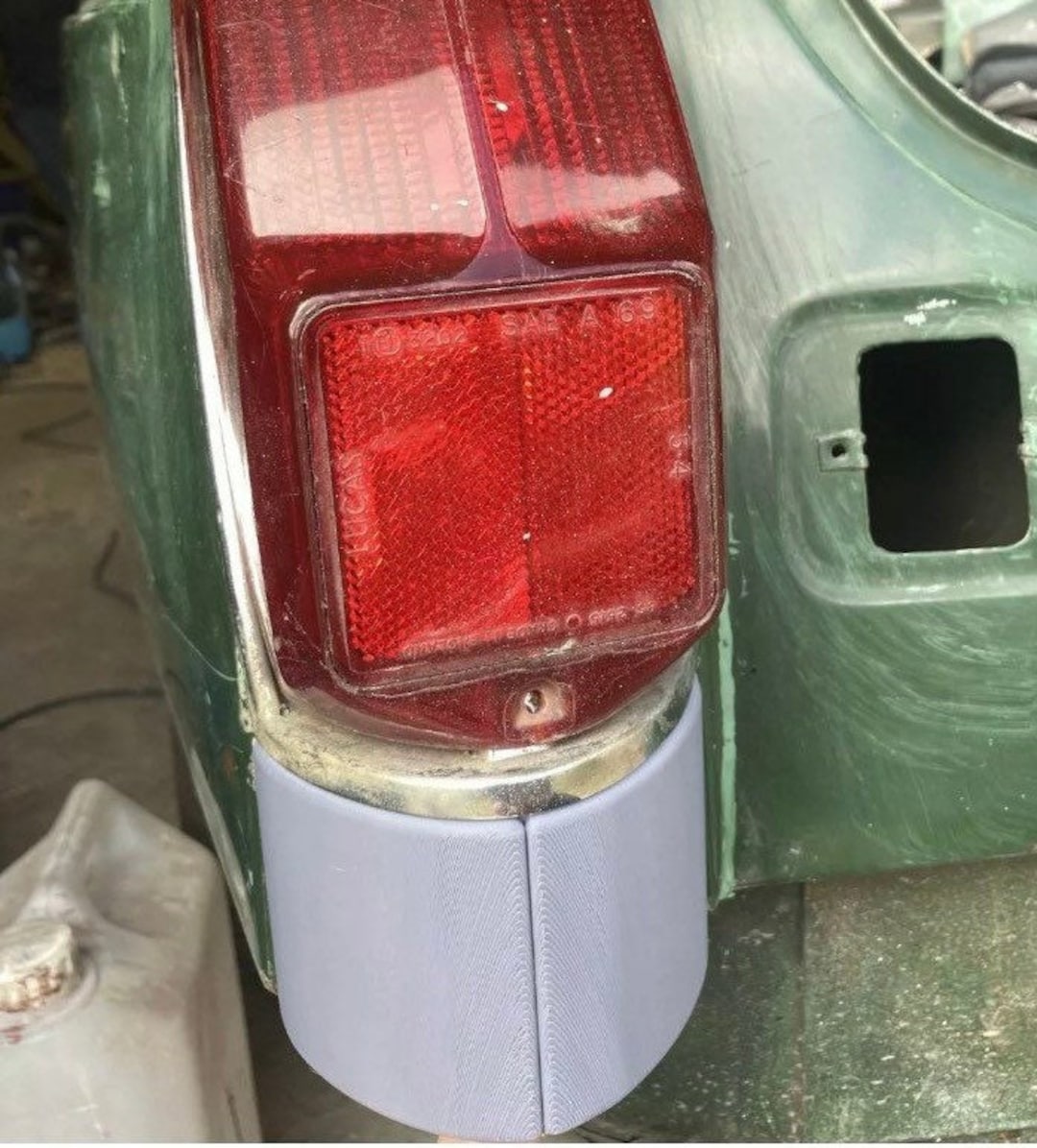 MGB / MGB GT Rear Light Smoother Cowls X2 rubber to Chrome - Etsy Australia