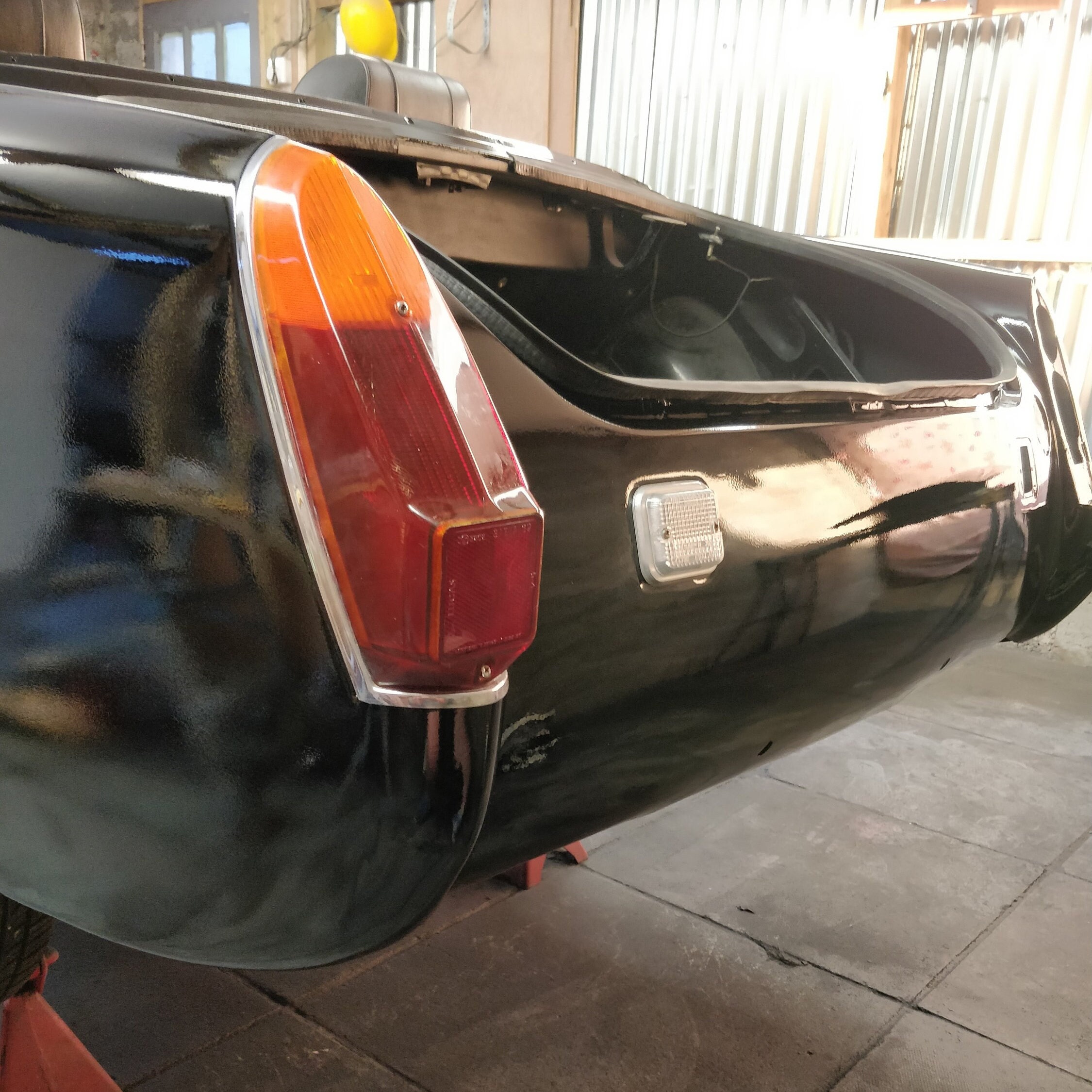 MG Midget Rear Light Smoother Cowls X2 (rubber to Chrome Bumper ...