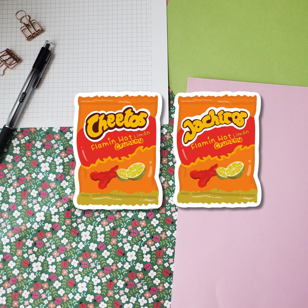 Hot Cheetos Sticker | Jachiros Sticker | Flamin Hot | Chips Sticker ...