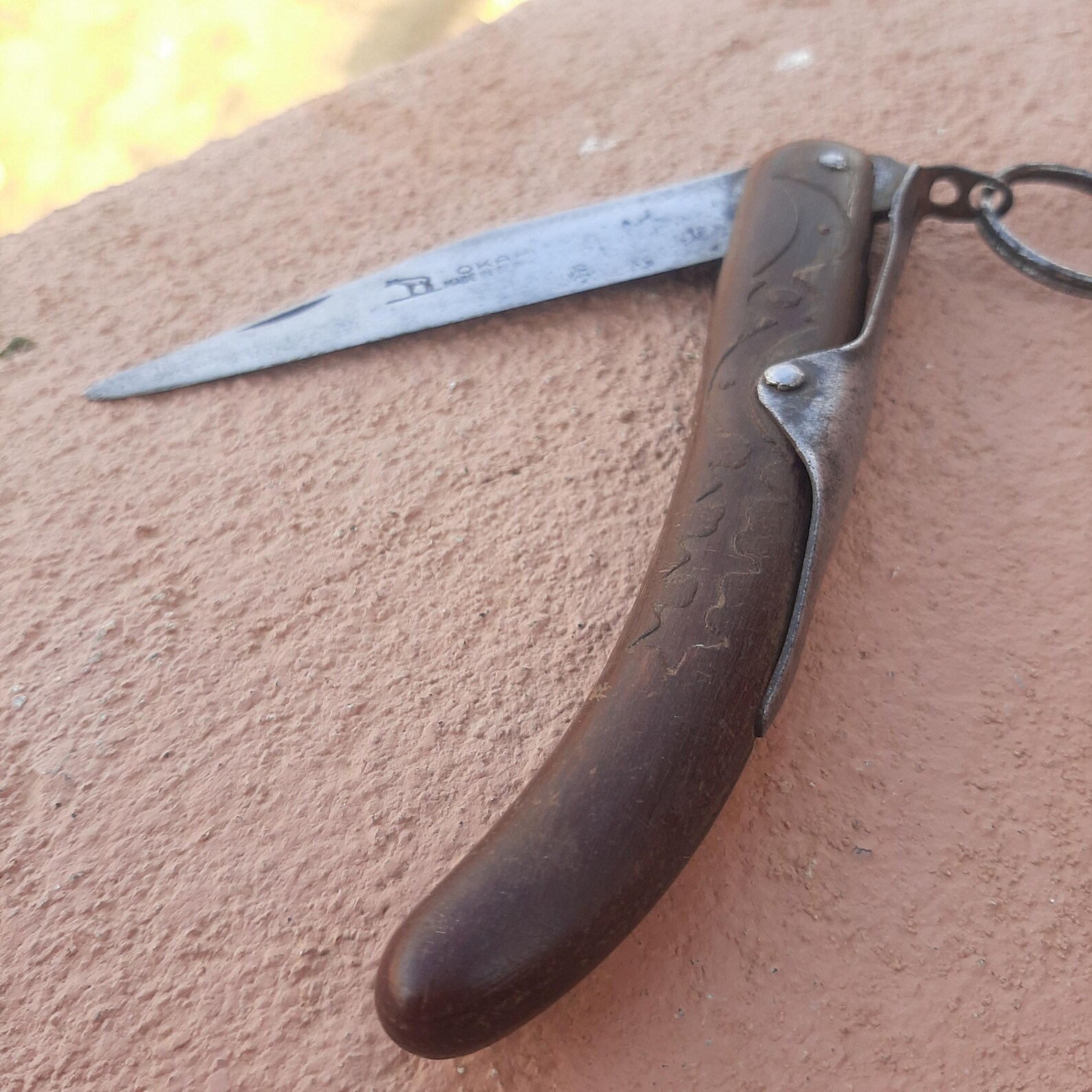RARE Couteau Okapi Vintage Original, Made in Germany, Lame En Acier Au ...