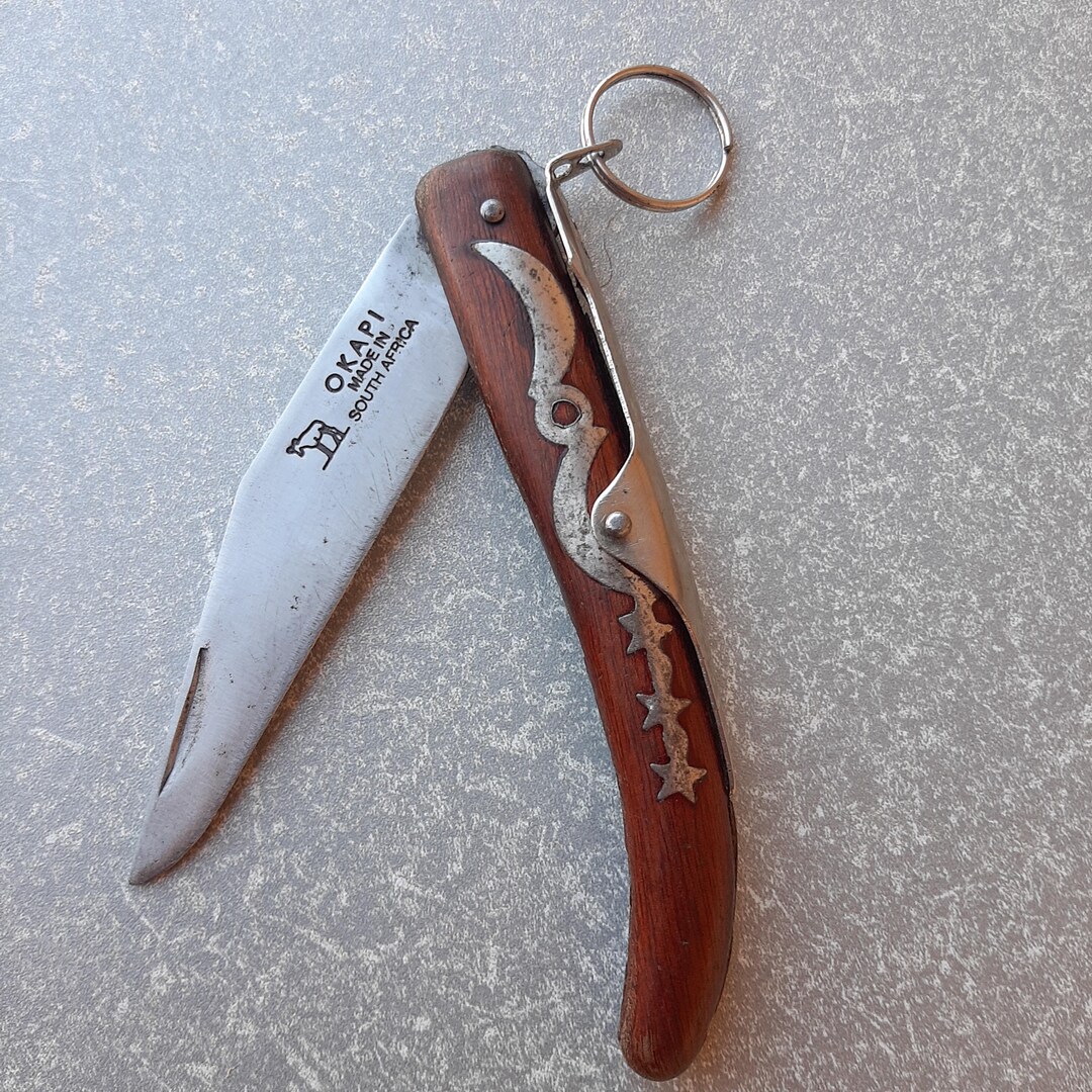 RARE Couteau Okapi Vintage Original Fabriqué En Afrique Du Sud South ...