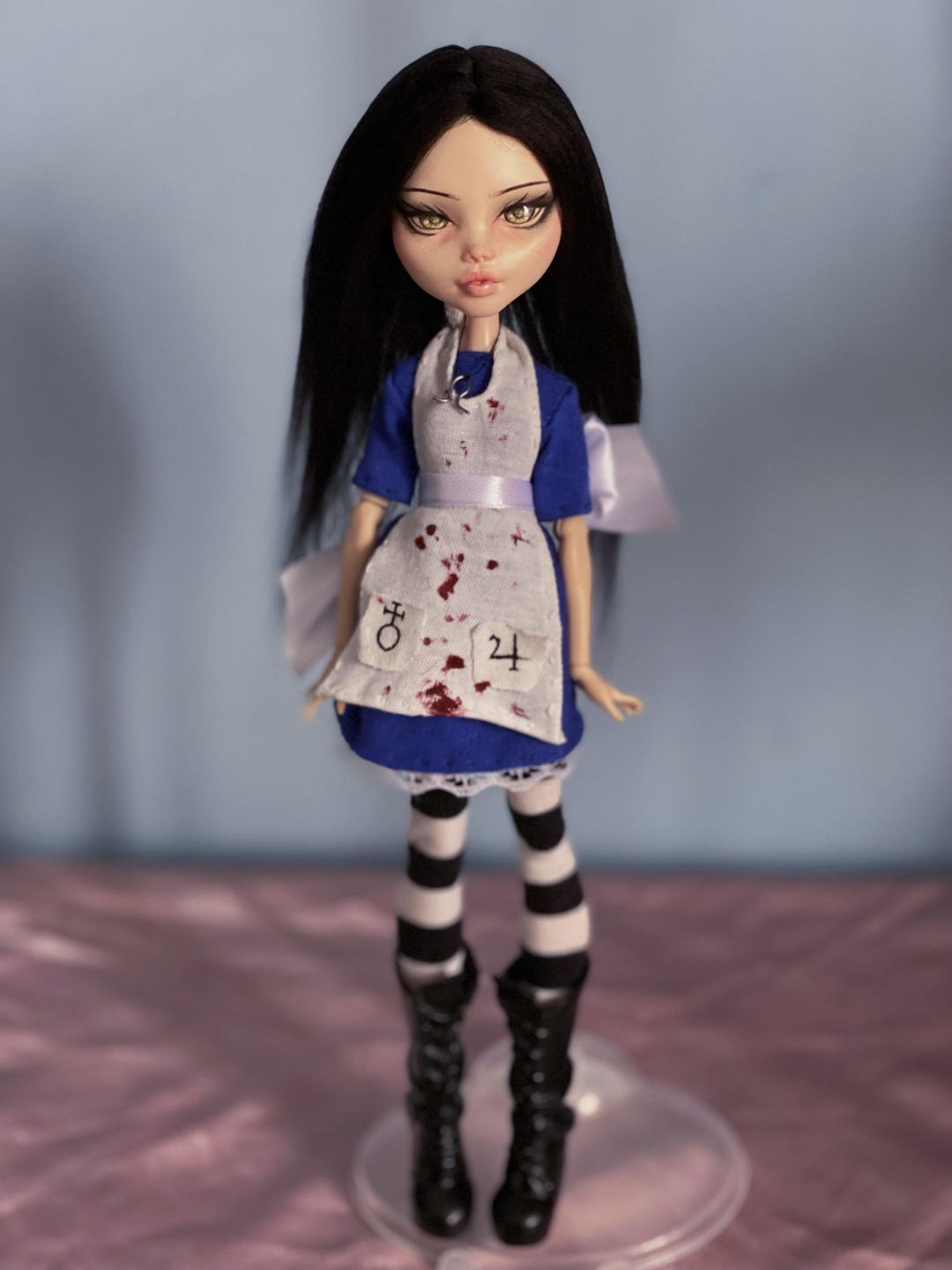 Monster High Doll Alice Madness Returns Ooak Repaint Custom - Etsy