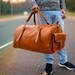 Full Grain Rustic Brown Leather Backpack for Men and Women Men Leather ...