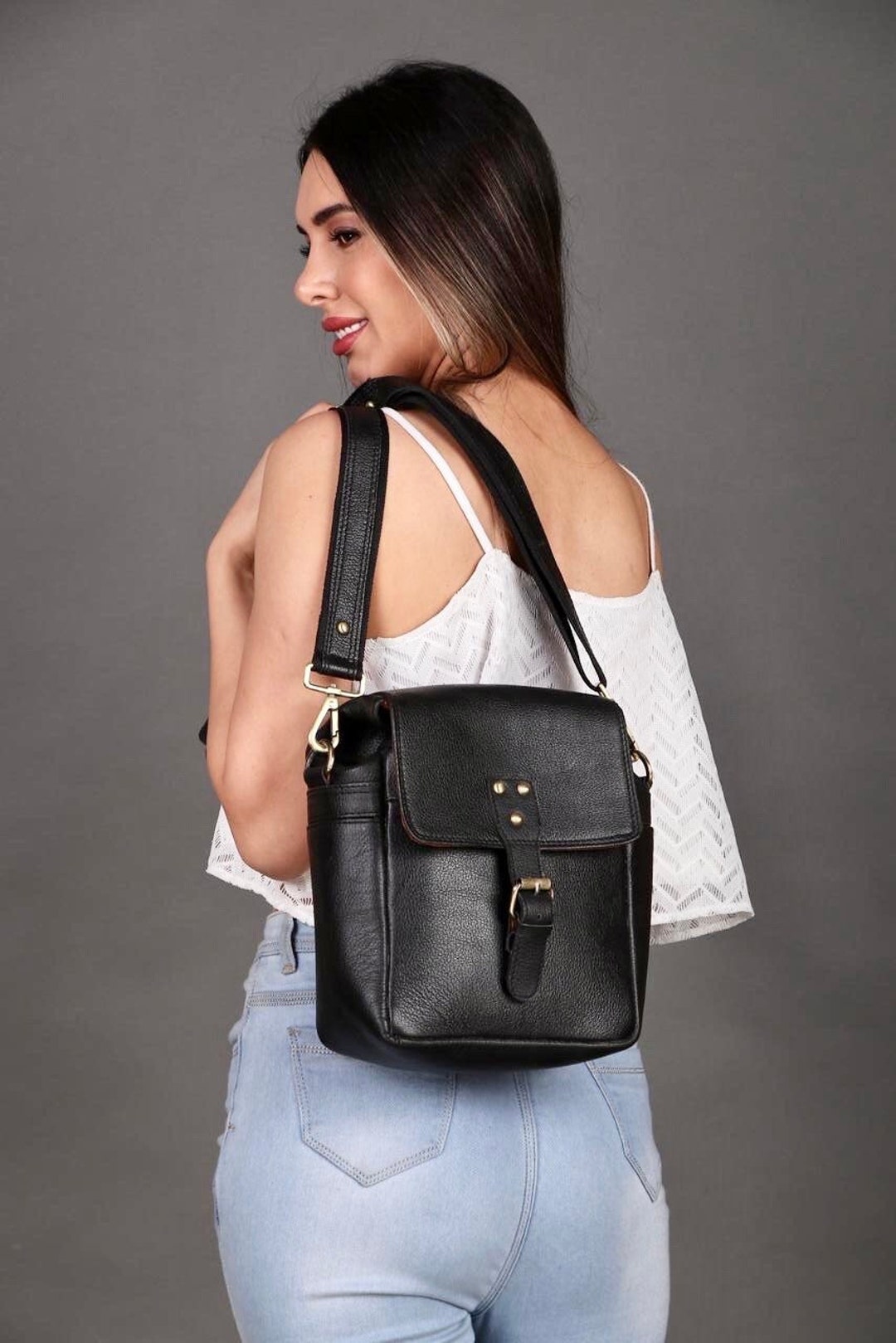 Leather Camerabag Street Photography Crossbody Shoulder Handbag ...
