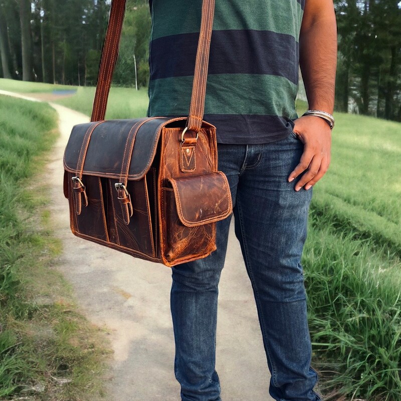 Leather Camera Bag - Etsy