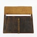 Full Grain Cowhide Leather Document Holder Handmade Leather Folder ...