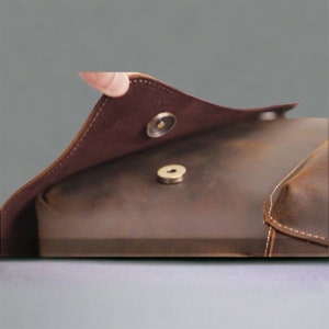 Full Grain Rustic Brown Leather Backpack for Men and Women Men Leather ...