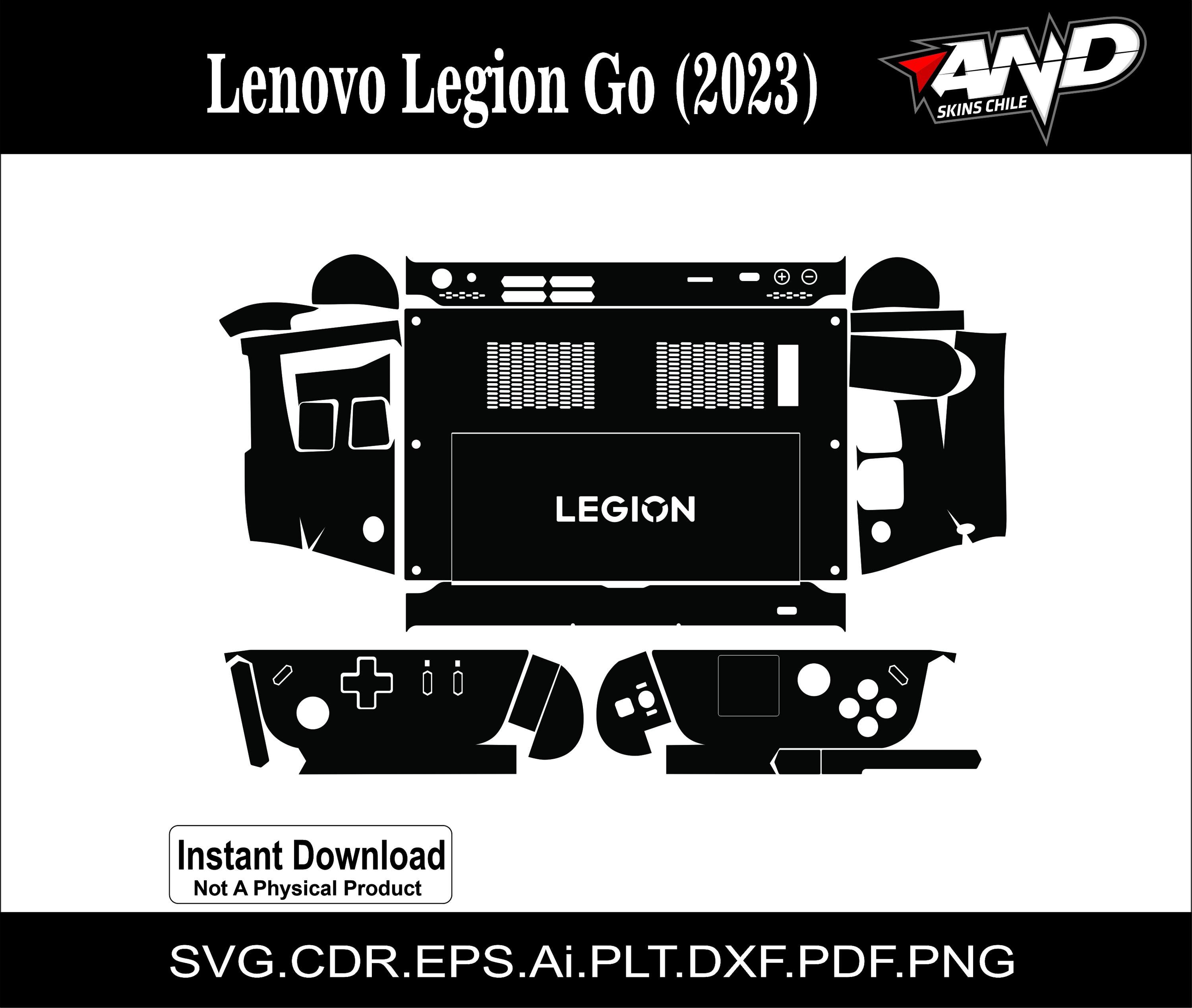 Lenovo Legion Go (2023) Skin Vector File Skin Die Cut Skin Template Svg ...