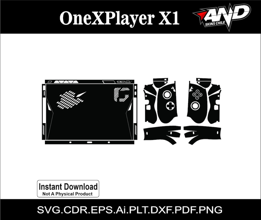 Onexplayer X1 Skin Vector File Skin Die Cut Skin Template Layout Svg ...