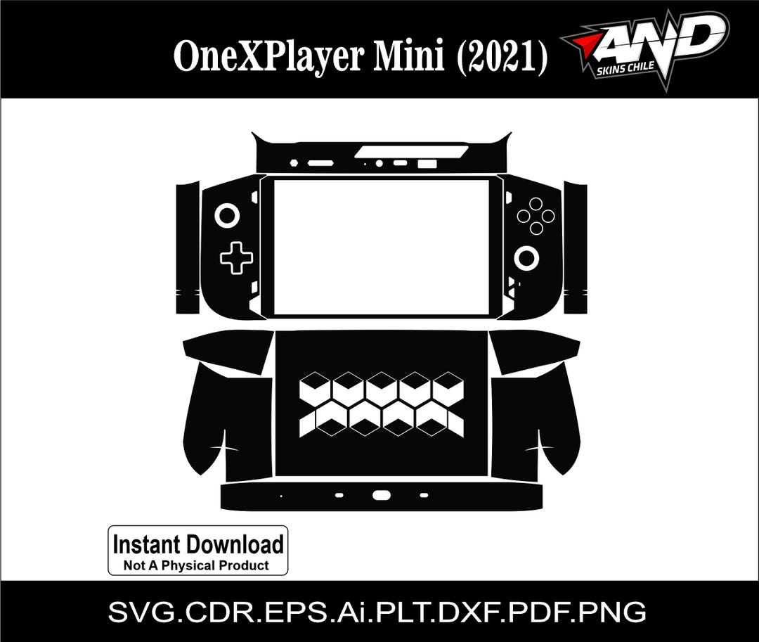 Onexplayer Mini (2021) Skin Vector File Skin Die Cut Skin Template Svg ...