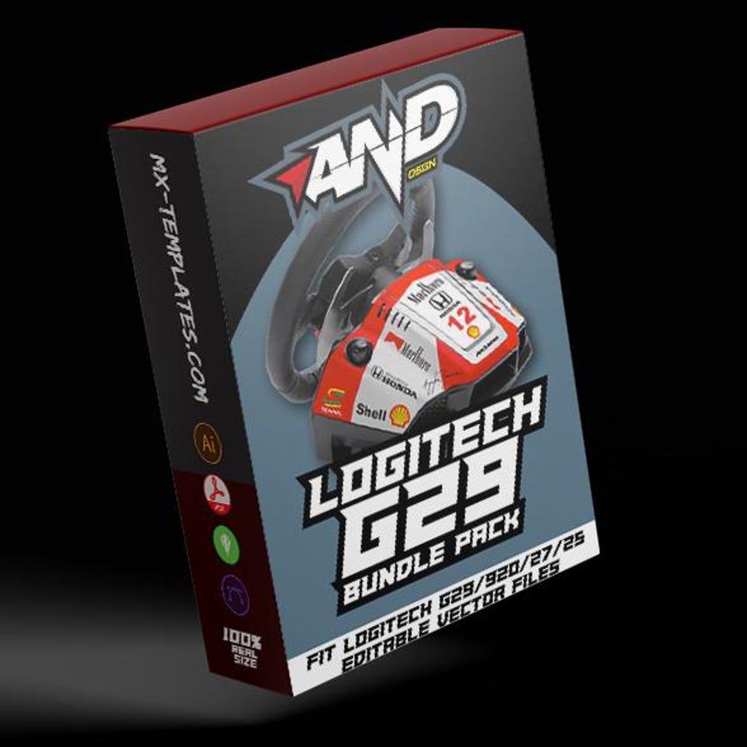 Logitech G29/G920/G27/G25 Ready for Printing (30 Files Bundle Pack ...
