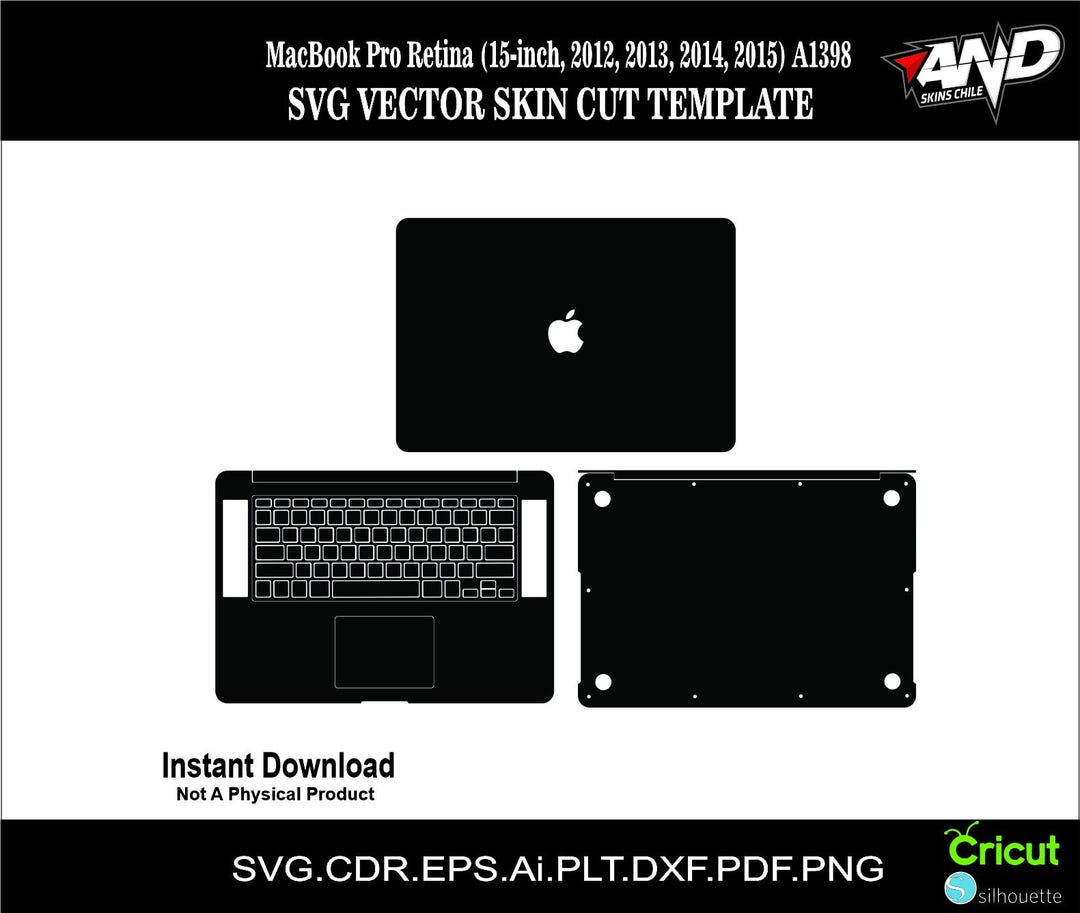 MacBook Pro Retina (15-inch, 2012, 2013, 2014, 2015) A1398 Skin ...