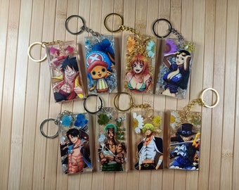 One Piece Anime Keychain | Etsy