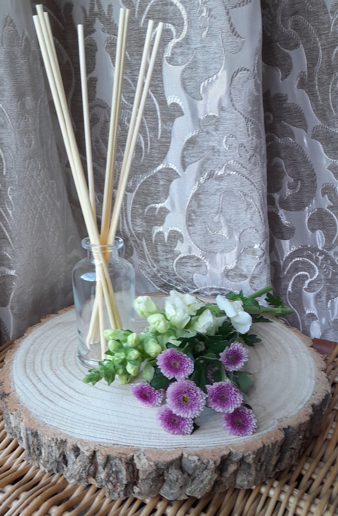 Apothecary Reed Diffuser/clear Glass/premium Fragrance Oils/vegan ...