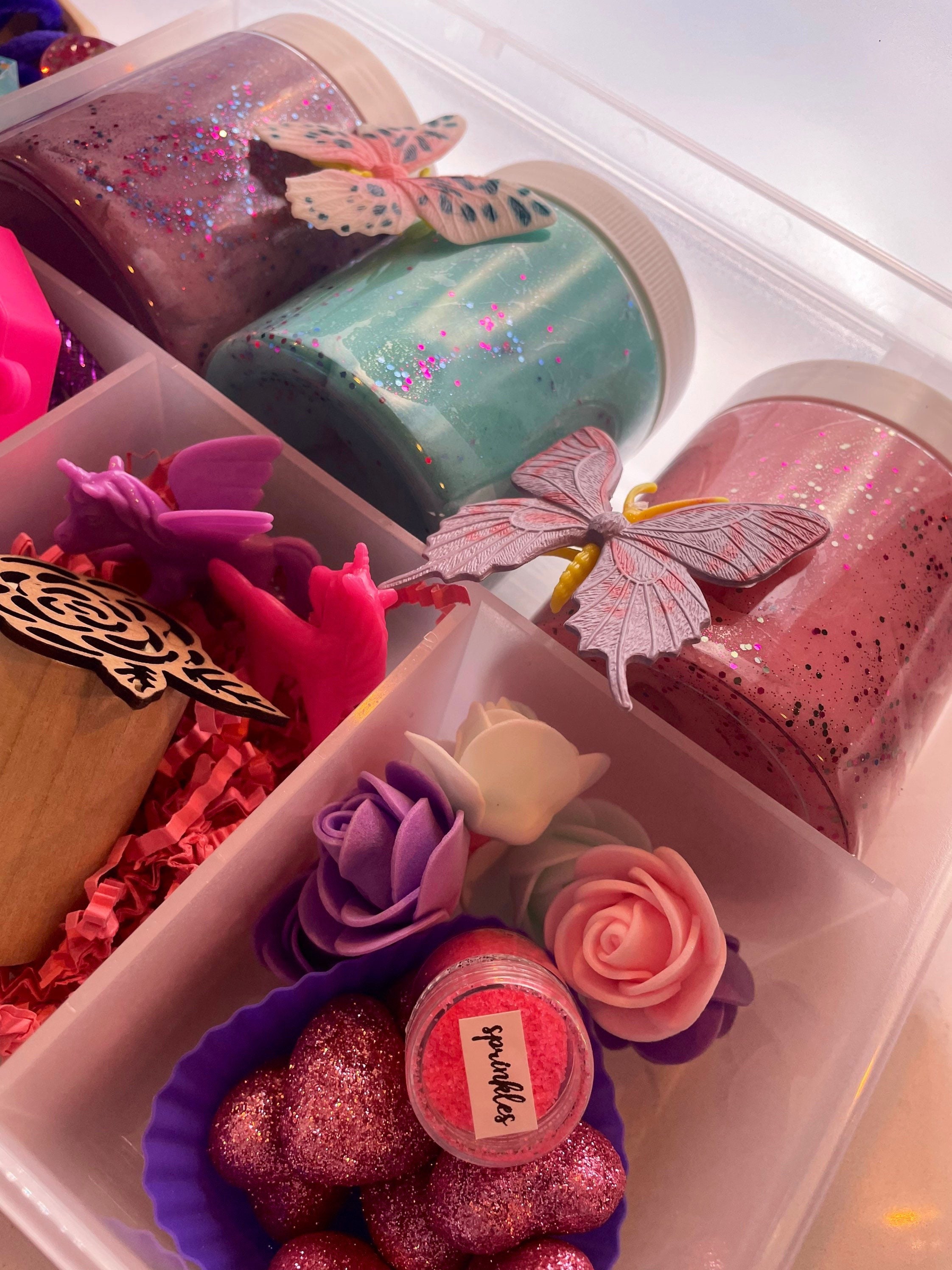 Custom Playdough Sensory Box - Etsy