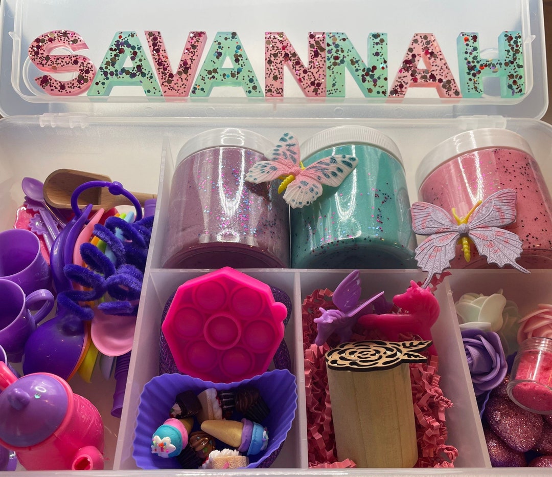 Custom Playdough Sensory Box - Etsy