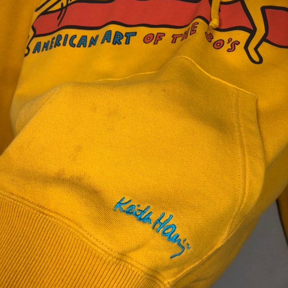 Crazy Keith Haring American Art of The 80s Hoodie Swe… - Gem