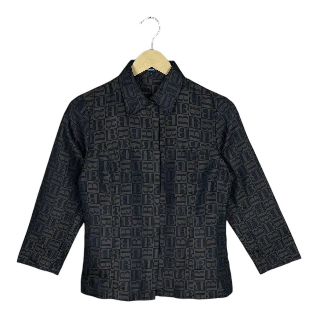 Vintage Burberry Monogram Dress Shirt - Etsy