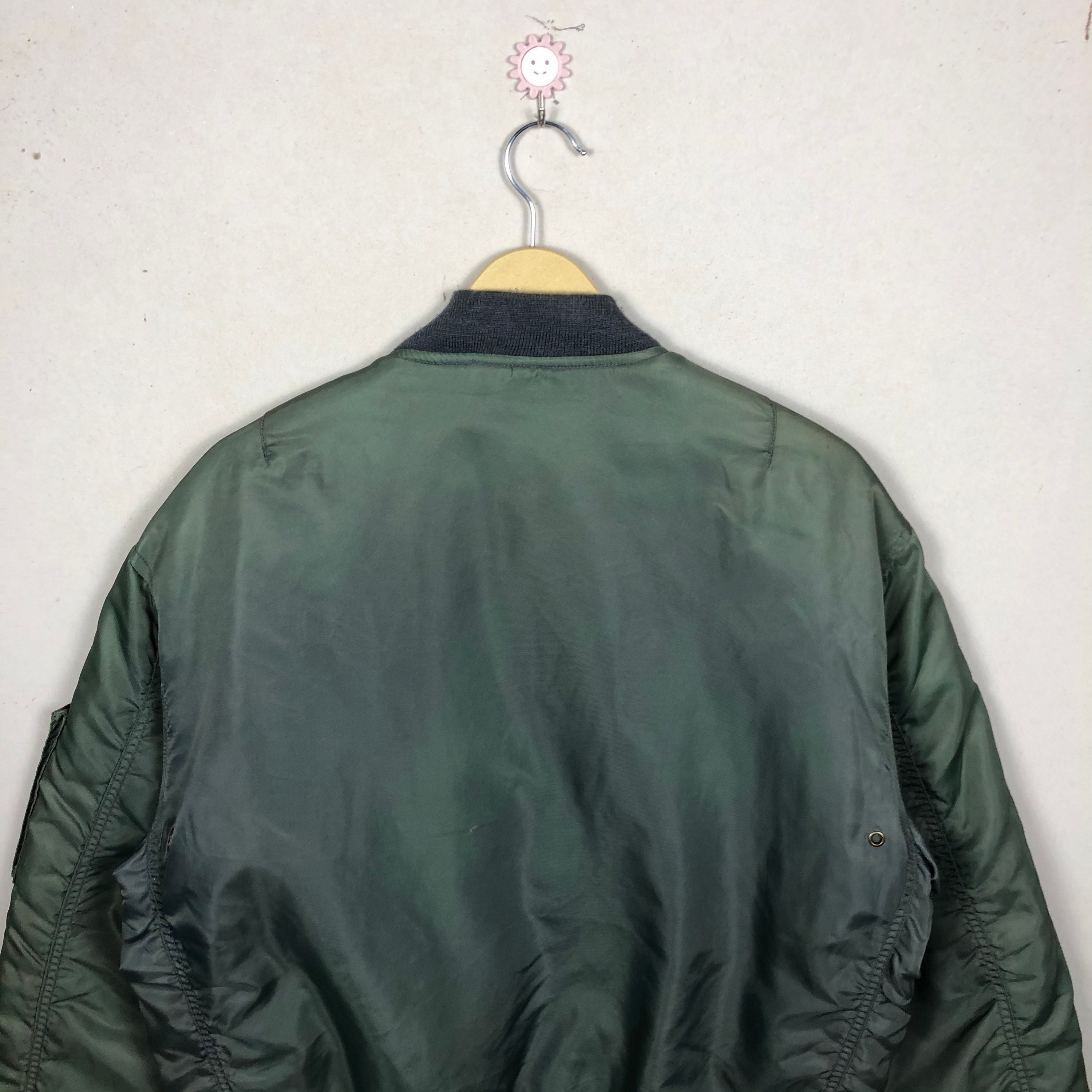 Vintage 80s USAF Military Flight Jacket Bomber Sun Faded - Etsy