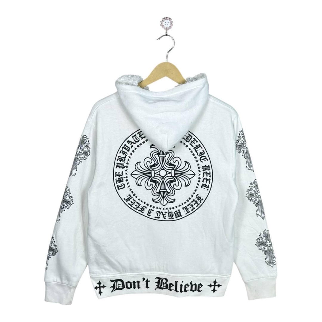 Vintage Japanese Brand Defective Struct Fleece Hoodie Size LL Gothic ...