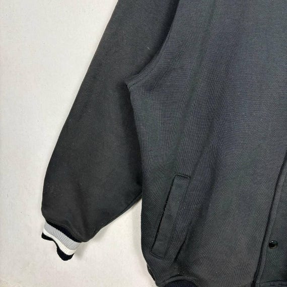 Rare Vintage 90s Cross Colours Embroidery Black Varsi… - Gem