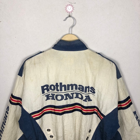 Vintage 80s Rothmans Jacket - Honda Racing Jacket Mot… - Gem