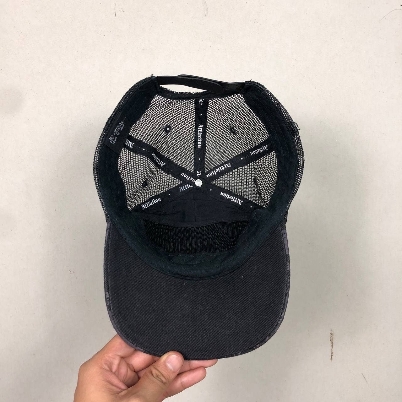Y2K Affliction Hip Hop Skull Wing Sematary Trucker Hat Snapback - Etsy
