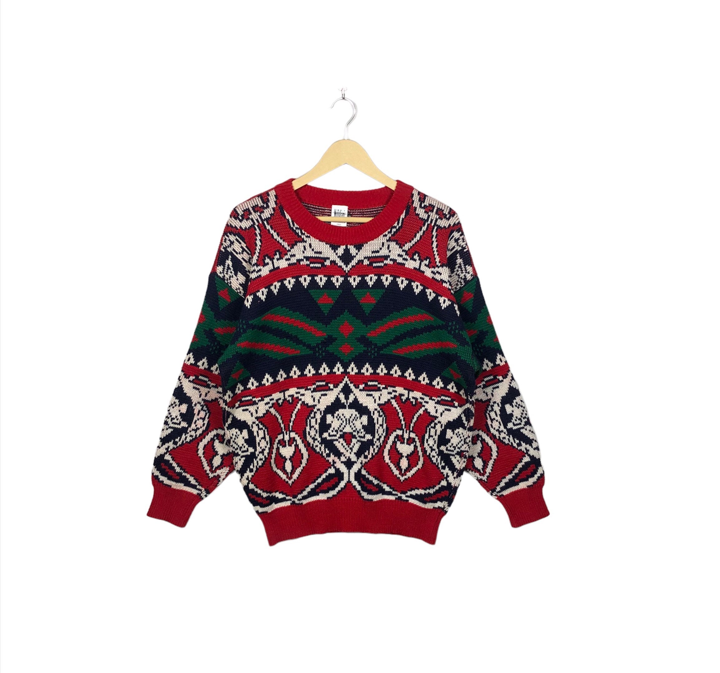 Vintage 80s Modigliani Inspired by Coogi Knitwear Art Designer Pop Art ...