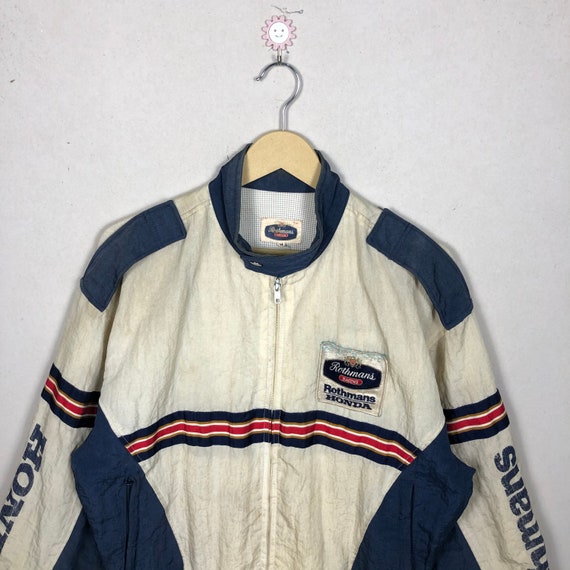 Vintage 80s Rothmans Jacket - Honda Racing Jacket Mot… - Gem