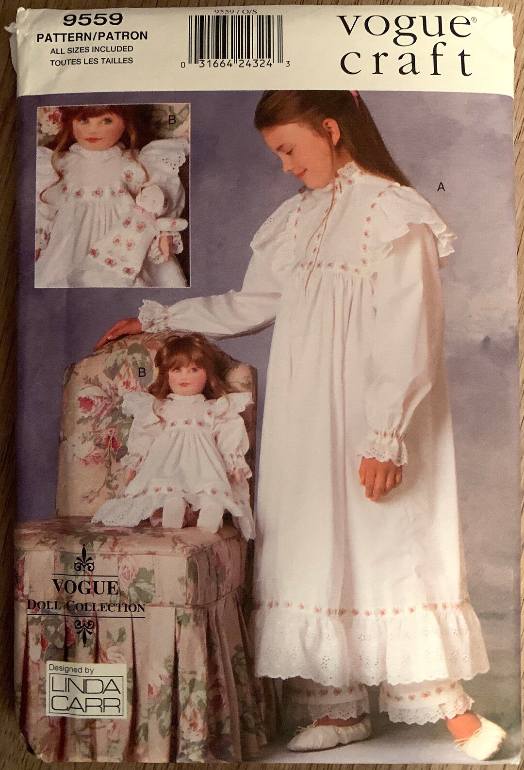 Vogue Craft Pattern 9559 - Vogue Doll Collection - Designed by Linda ...