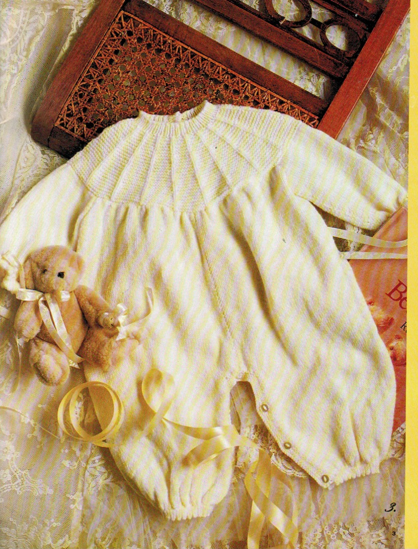 Patons "for Baby With Love" Knitting Pattern Booklet 541 - 7 Delightful ...