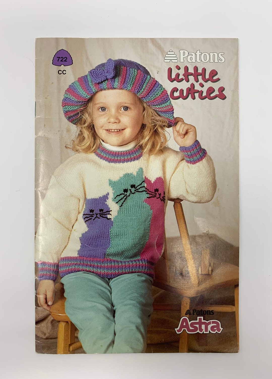Patons Knitting Patterns for Children Little Cuties 722 - Etsy