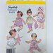 Simplicity Sewing Pattern 1813 A - Vintage Baby - US Sizes Xxs - L - Etsy
