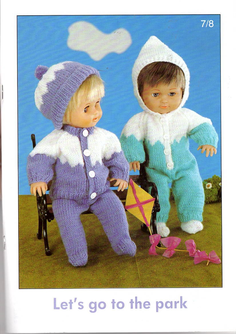 SIRDAR DOLL'S WARDROBE Knitting Pattern Booklet 244 13 - Etsy