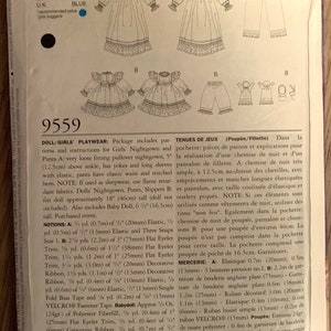 Vogue Craft Pattern 9559 - Vogue Doll Collection - Designed by Linda ...
