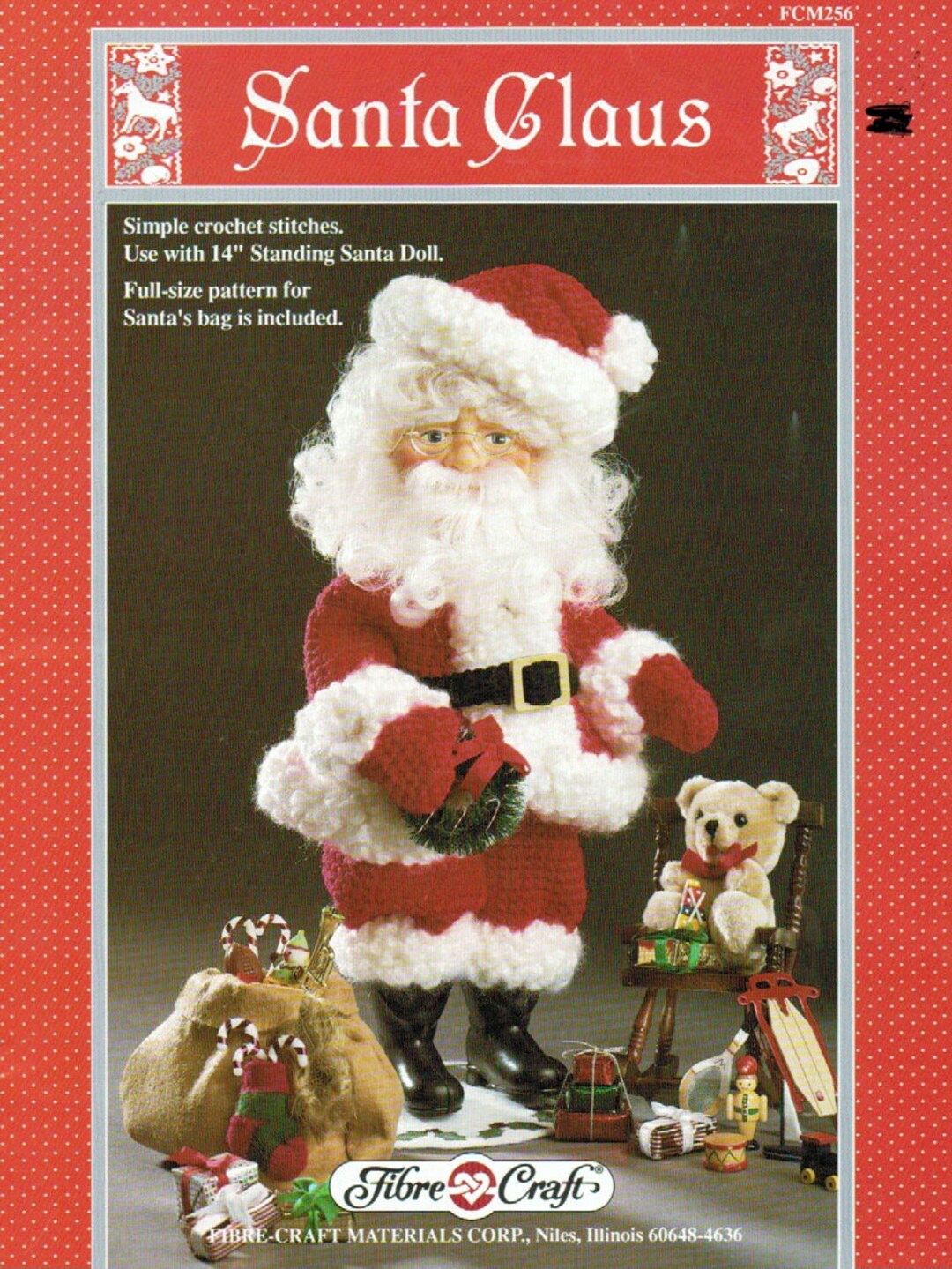 Vintage Fibre-craft Crochet Pattern for Outfit for 14 - Etsy