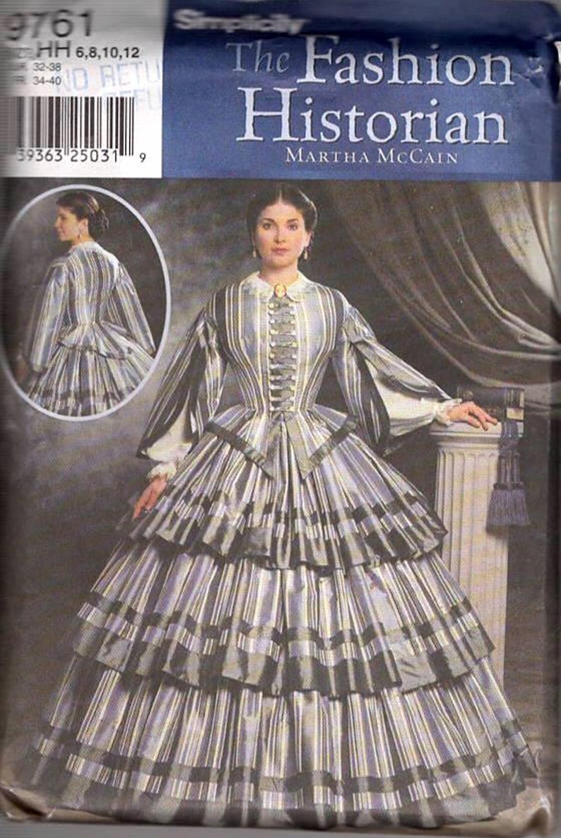 Costume - THE FASHION HISTORIAN - Simplicity Sewing Pattern 9761 - Size ...